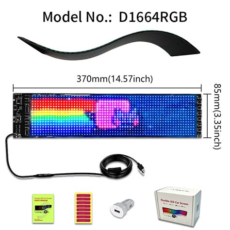 Programmable Flexible LED Display Customizable Ad Screen