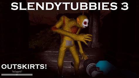 Slendytubbies 3 Multijugador Laa Laa Outskirts Youtube