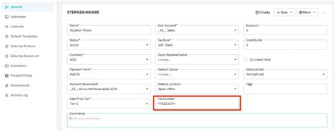 Add Customer Tax Number To Cin7 Core Pos Receipt Cin7 Core