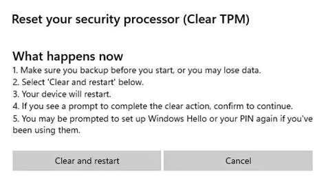 How To Clear Tpm On Windows 11