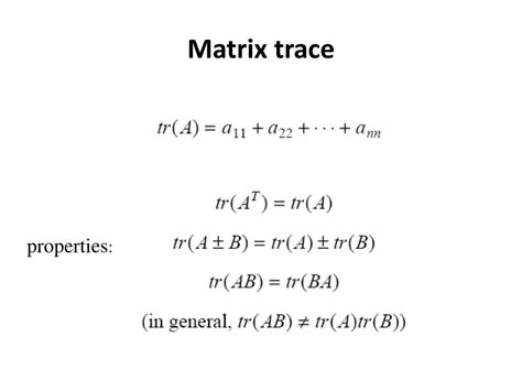 PPT Linear Algebra Review PowerPoint Presentation Free Download ID