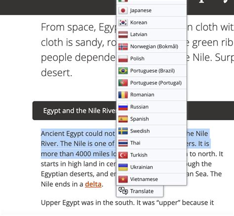 Use Readspeaker Tool To Translate Course Content Student Help