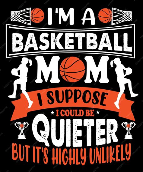 Premium Vector Basketball Mom T Shirt Design