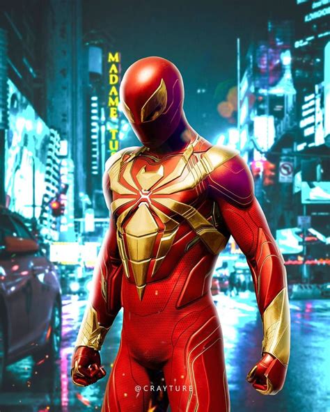 Spider Man Iron Suit Spiderman Pictures Marvel Spiderman Amazing