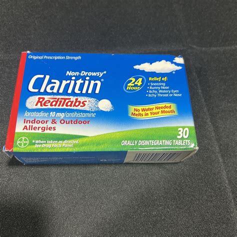 A Claritin Reditabs 24 Hour 10 Mg Tablet 30 Tabs Exp 424 Sealed