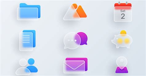 3d Minimal Glassmorphism Ui Icon For Website App Objects Ft