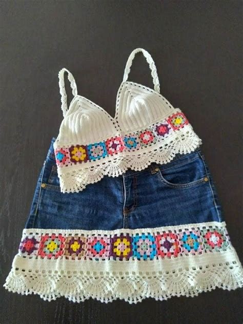 Simple Boho Style Crochet Crop Top Pattern With Fringe Artofit
