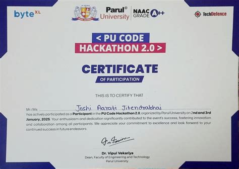 Aarati Joshi On Linkedin Hackathon Coding Innovation Learningjourney Gratitude