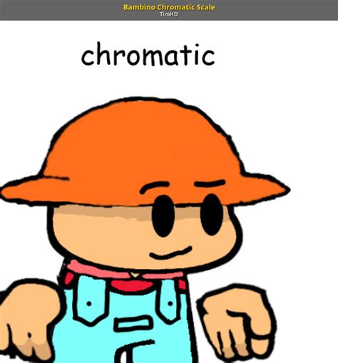 Bambino Chromatic Scale Modding Tool For Friday Night Funkin Fnf Modding Tools