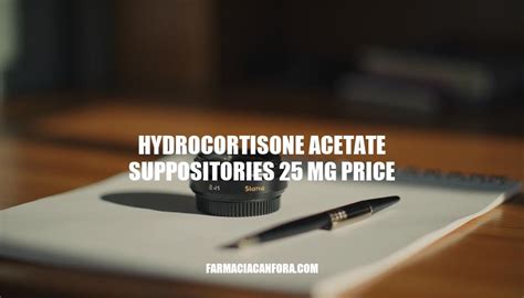 Hydrocortisone Acetate Suppositories 25mg Price A Comprehensive Guide