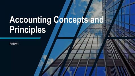 Accounting Concepts And Principles Pptx