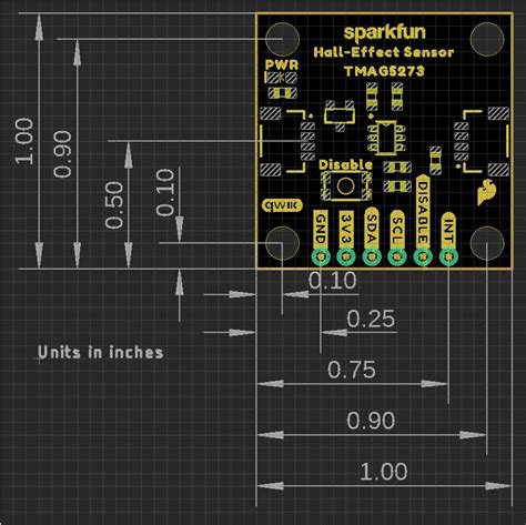 Snapklik Sparkfun Linear D Hall Effect Sensor Tmag