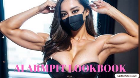 【AI armpit lookbook】Do you like muscular armpit? - YouTube