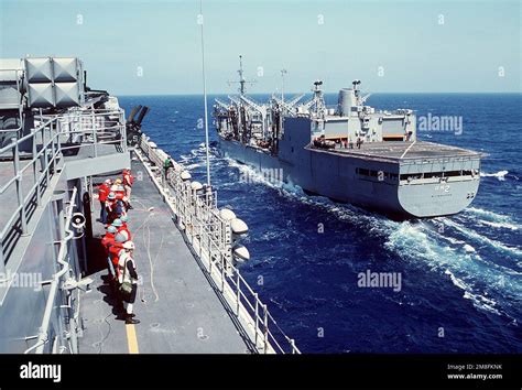 The Amphibious Assault Ship Uss Wasp Lhd 1 Left Comes Alongside The