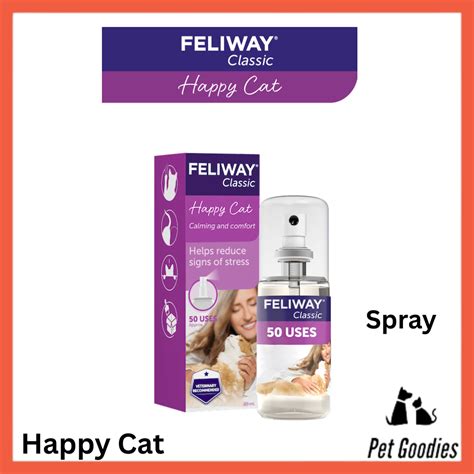 Feliway Classic Anti Stress Spray For Cats 60ml Calm Down Stress Cat