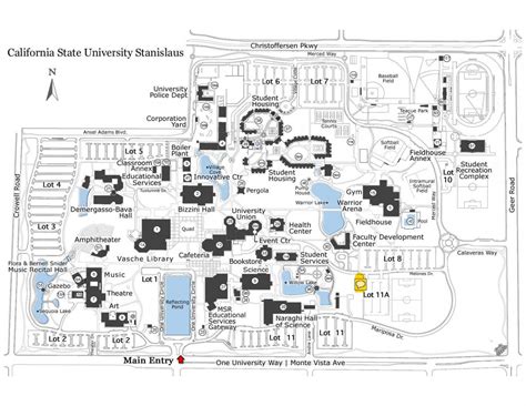 Stanislaus State University Map At Muriel Howard Blog
