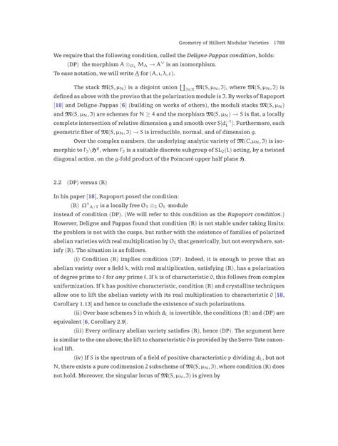 Pdf Geometry Of Hilbert Modular Varieties Over Totally Ramified