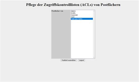 Imap Acl