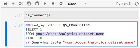 Query Service In Jupyter Notebook Adobe Experience Platform