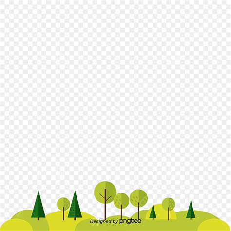 Garden Png Image Garden Vector Trees Lawn Green Png Image For Free