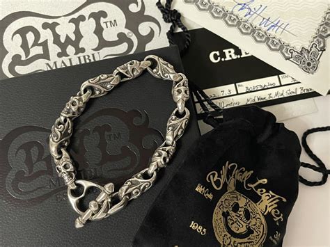 【目立った傷や汚れなし】bwl Bill Wall Leather Midwave And Midskull ビルウォールレザー ミッドウェーブ