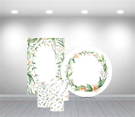 Kit Painéis Casados E Capas De Cilindro Flores no Elo Ornato Sublimação FF