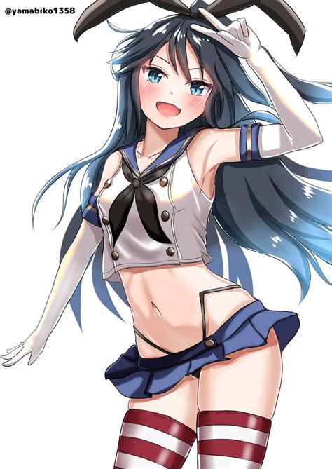 艦これ「島風コスの葛城艦これ版深夜の真剣お絵描き60分一本勝負艦これ版真剣お絵描き6」ヤマビコ🔰シャドバン中😭のイラスト