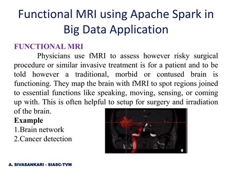 Functional MRI Using Apache Spark In Big Data Application PPT