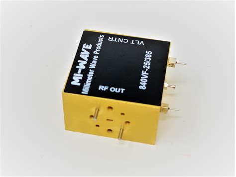 voltage controlled oscillators wide band sources vco v band 50ghz to 75ghz