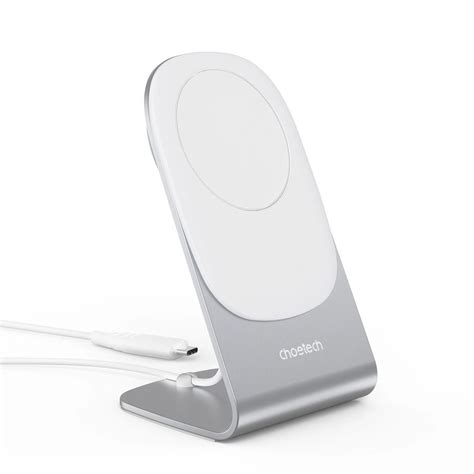 Choetech Trådlös Qi laddare med Magsafe W Vit Teknikdelar se