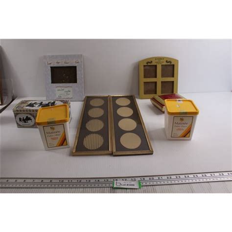 4 Picture Frames 2 Cigarette Containers Misc Bodnarus