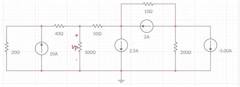 Solved Solve The Circuit By Super Nodes Method