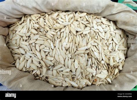 Unpackaged Edible Pumpkin Seeds Sold In Cloth Bags Organic Ancestor