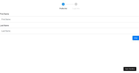 Formik Stepper Examples Codesandbox