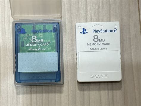 Ps2 純正メモリーカード 8mb 2枚セット／playstation2 プレステ2アクセサリ、周辺機器｜売買されたオークション情報