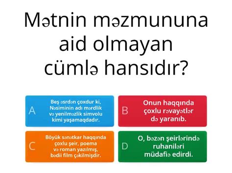 Nəsimi Quiz