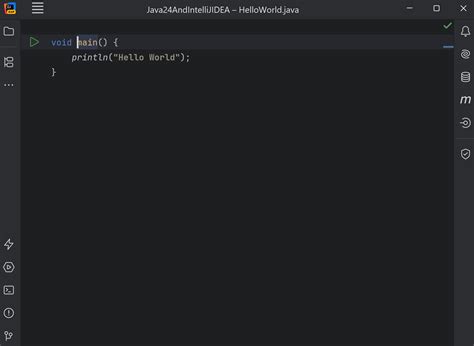 Java HelloWorld And Main Meet Minimalistic The IntelliJ IDEA Blog