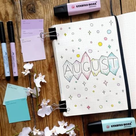 23 Crystal Inspired Bullet Journal Spreads My Inner Creative