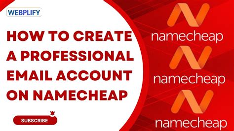 How To Create Email Account On Namecheap Youtube