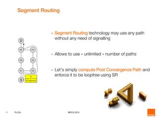 Mpls Wc Segment Routing Ti Lfa Fast Reroute Ppt