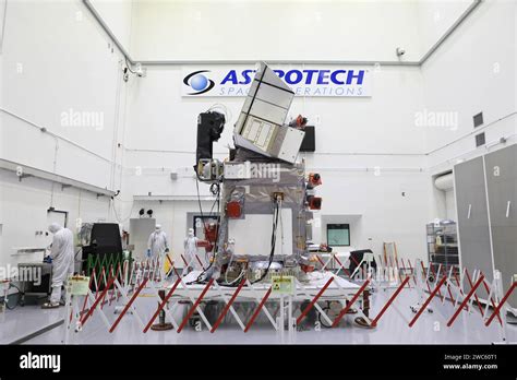 Technicians Work To Process The Nasas Plankton Aerosol Cloud Ocean