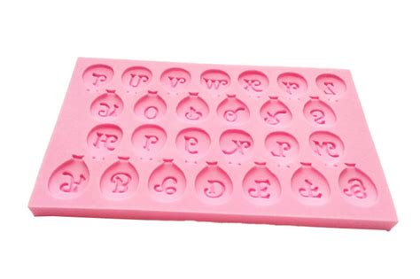 Molde Silicona Fondant O Porcelana MOLDE SILICONA ABECEDARIO C FORMA