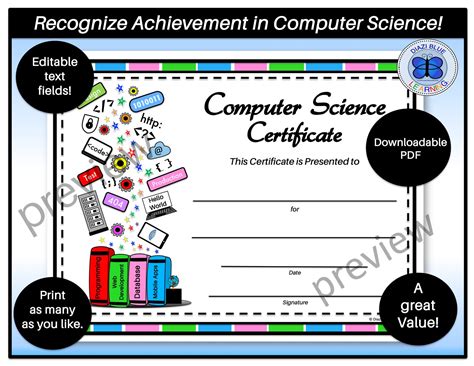 Computer Science Certificate Coding Award Coding Certificates Coding