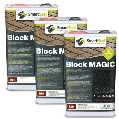 Buy Smartseal ‘block Magic Re Colouring Acrylic Paving Sealer Black