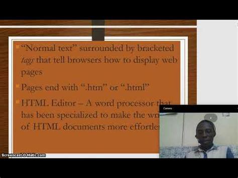 Introduction To HTML Lecture YouTube