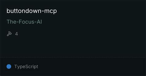 schema buttondown mcp server glama