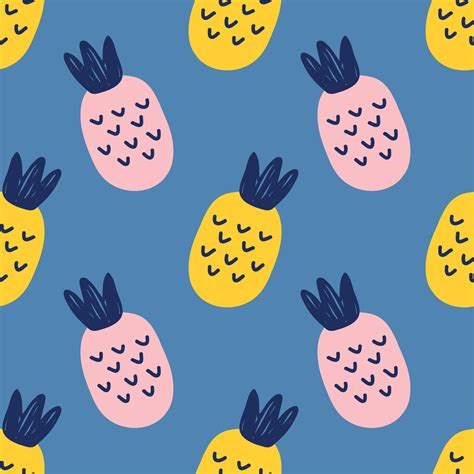 Handraw Cute Fruits Pattern Design For Wrapping Paper 11428442 Vector