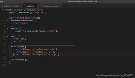 在 Umi3 中配置 Ueditorumi3 Ueditor Csdn博客