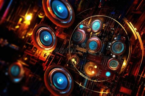 Beauty Of Abstract Forms And Textures Generative Ai Stock Illustration