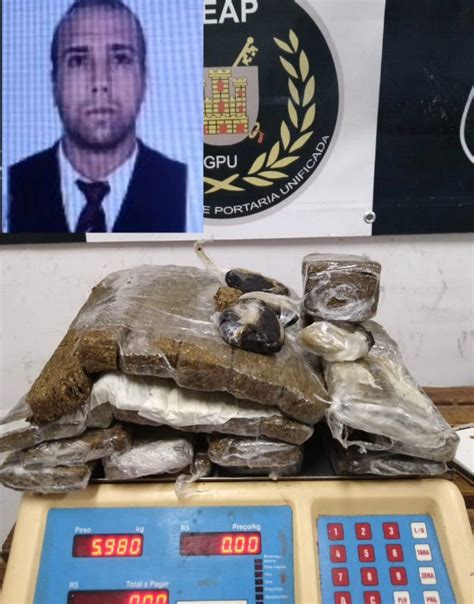 Homem é Preso Em Flagrante Tentando Entrar Com 6kg De Drogas Na